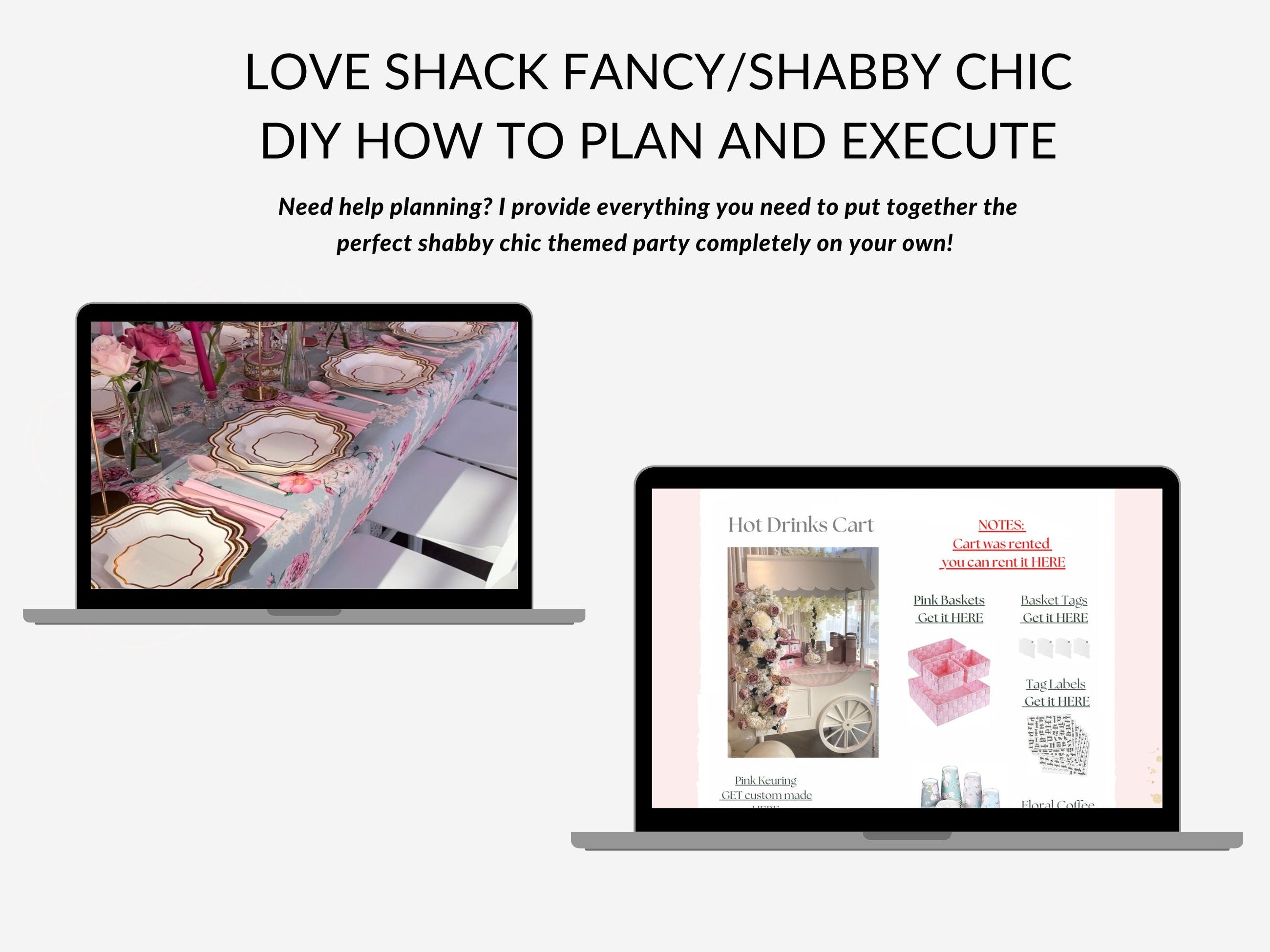 DIY Love Shack Fancy Party & Birthday Party Decor Guide